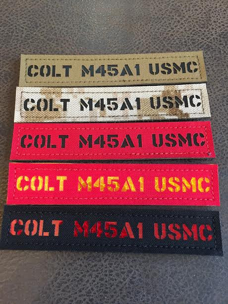 Name Plate--(Set)--Colt M45 USMC (All 5 Plates) – Cotton Professional Press